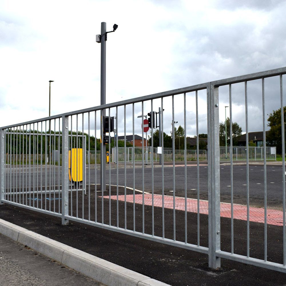 Pedestrian Guard Rail | Galvanised Steel Guardrails | Armco Direct ...