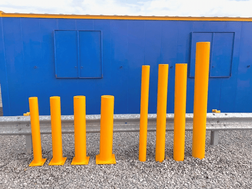 168mm Protective Bollards - Steel Bollard | Armco Direct